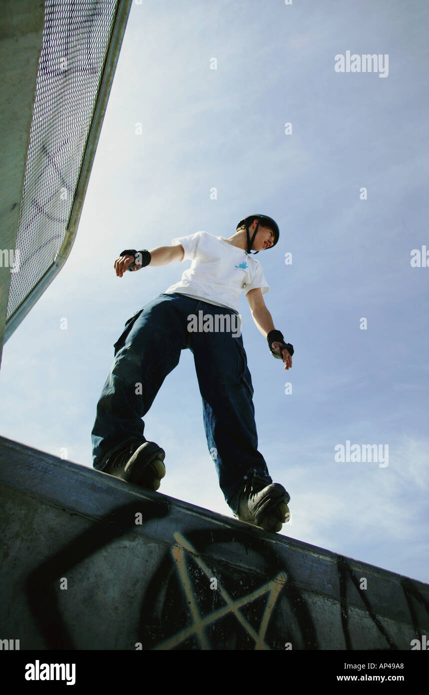 In line Skating Stock Photo - Alamy
