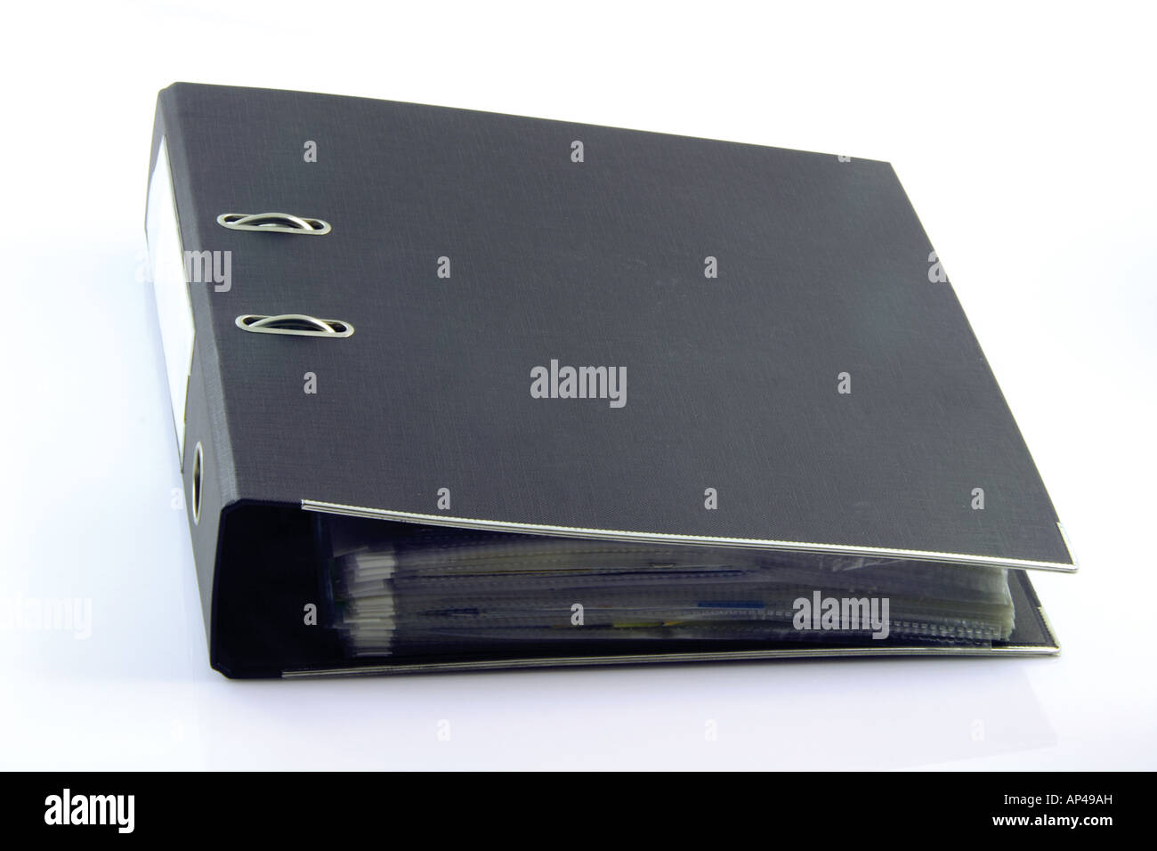 black archive business folder isolated on white background Stock Photo ...