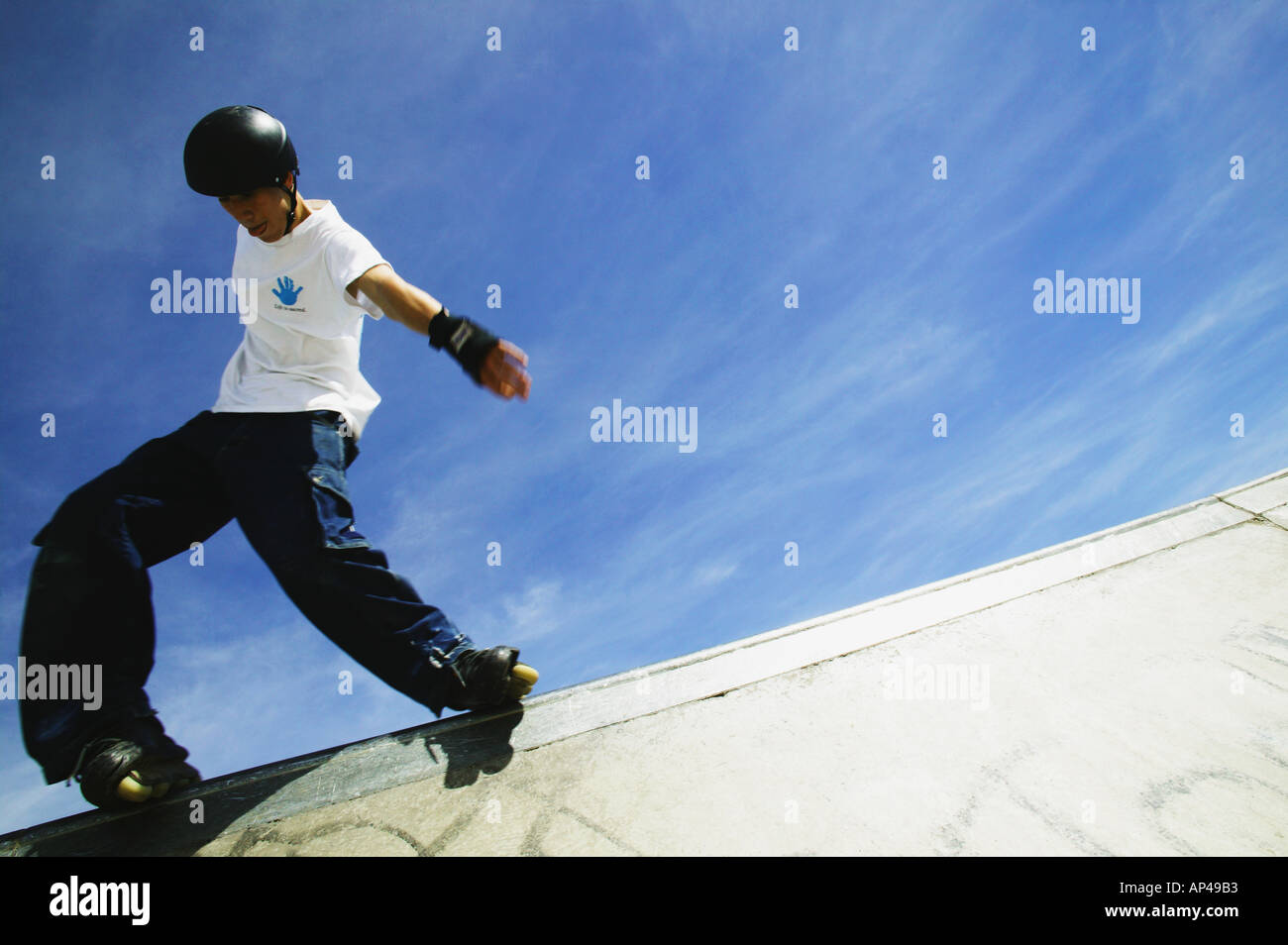 In line Skating Stock Photo - Alamy