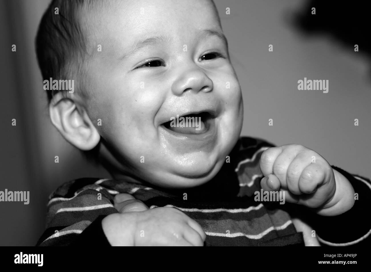 Face happy boy child Black and White Stock Photos & Images - Alamy