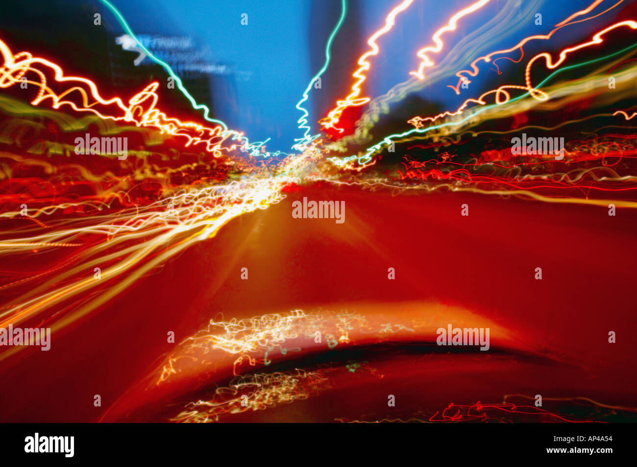 Car driving at speed hi-res stock photography and images - Alamy