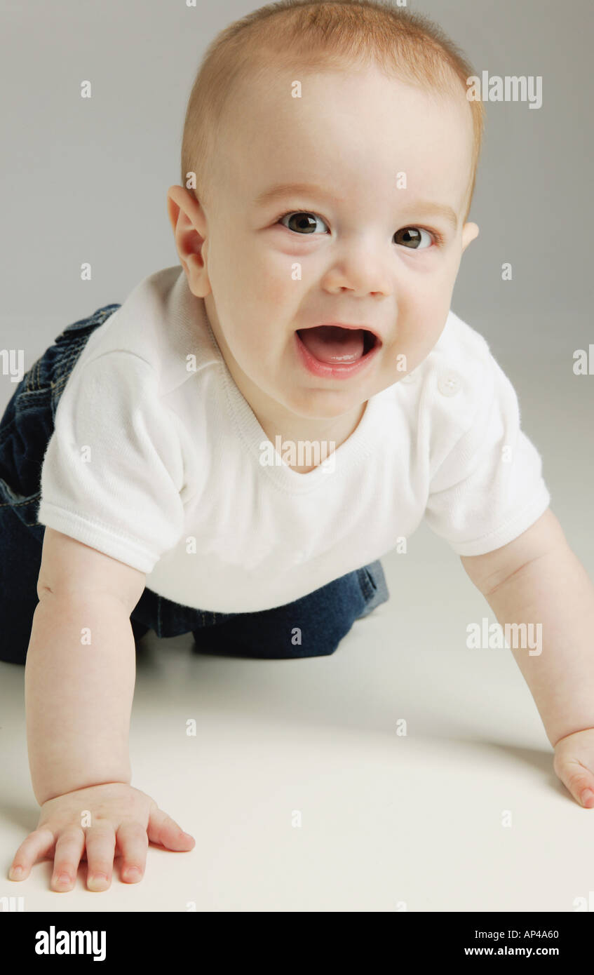 Baby crawling towards camera hi-res stock photography and images - Alamy