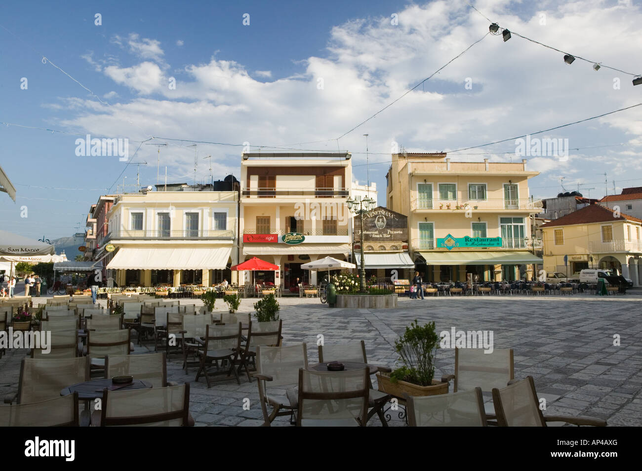 GREECE, Ionian Islands, ZAKYNTHOS: Solomou Square Stock Photo - Alamy