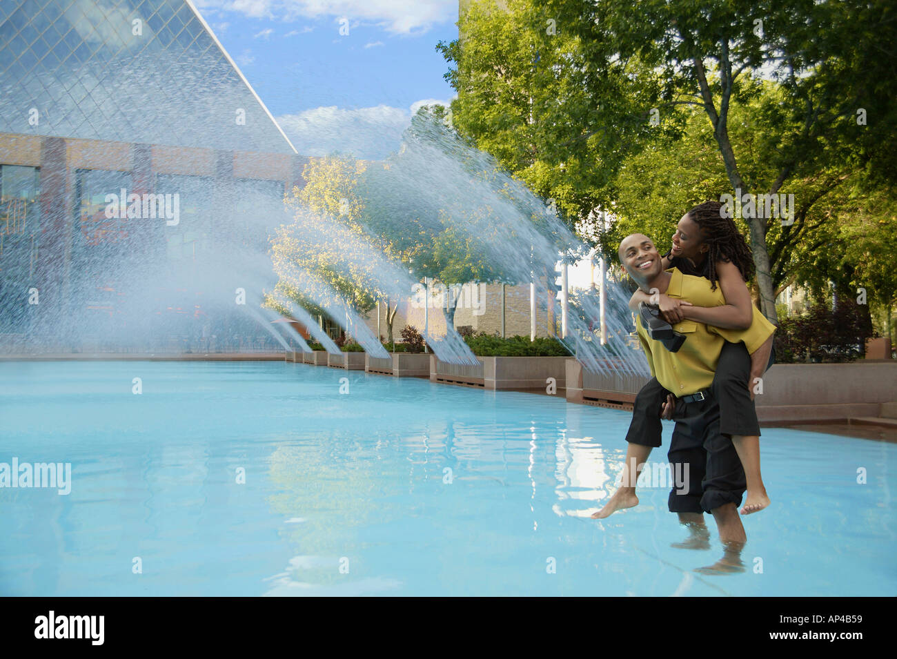 Piggy back pool hi-res stock photography and images - Alamy