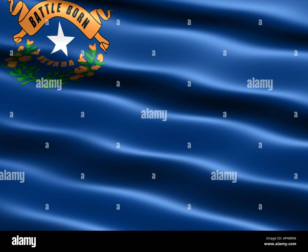 Nevada state flag hi-res stock photography and images - Alamy