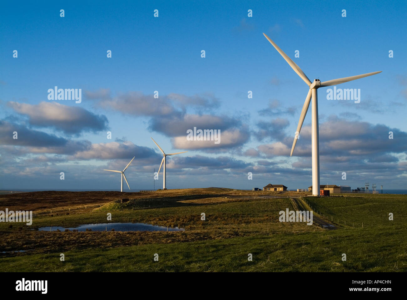 Burgar hill orkney wind turbine hi-res stock photography and images - Alamy