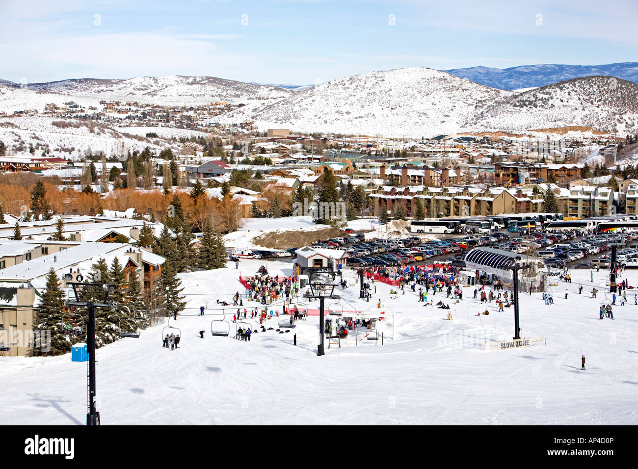 Park city utah ski resort hi-res stock photography and images - Alamy
