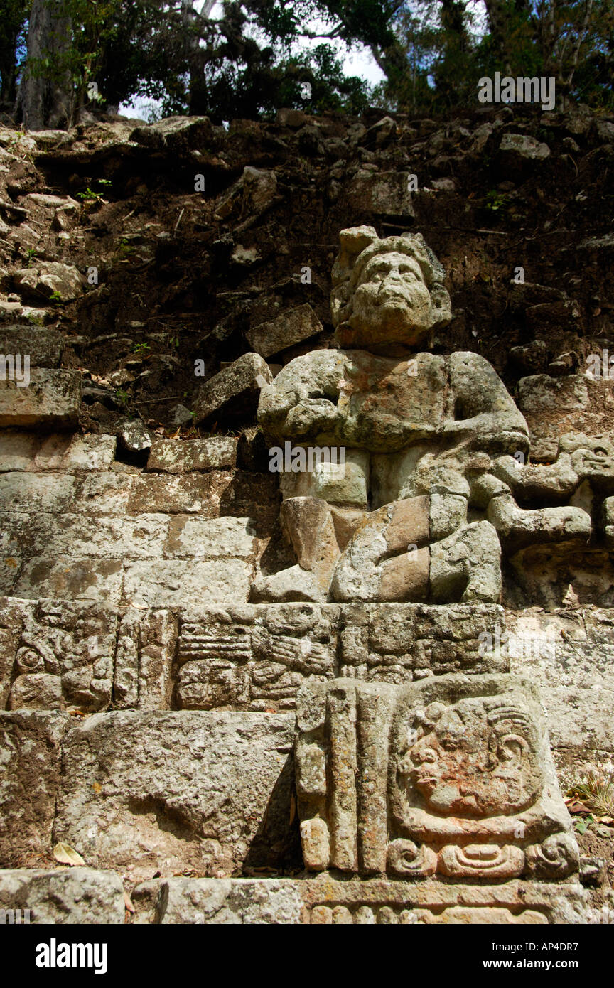Central America, Honduras, Copan (aka Xukpi in Maya). Temple 11, stone ...