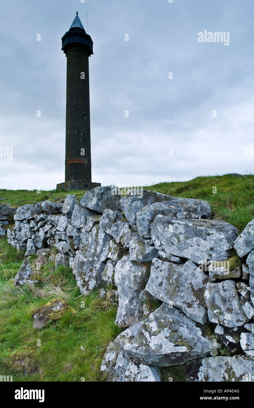 The Waterloo monument at the summit of Peniel Heugh in the Borders ...