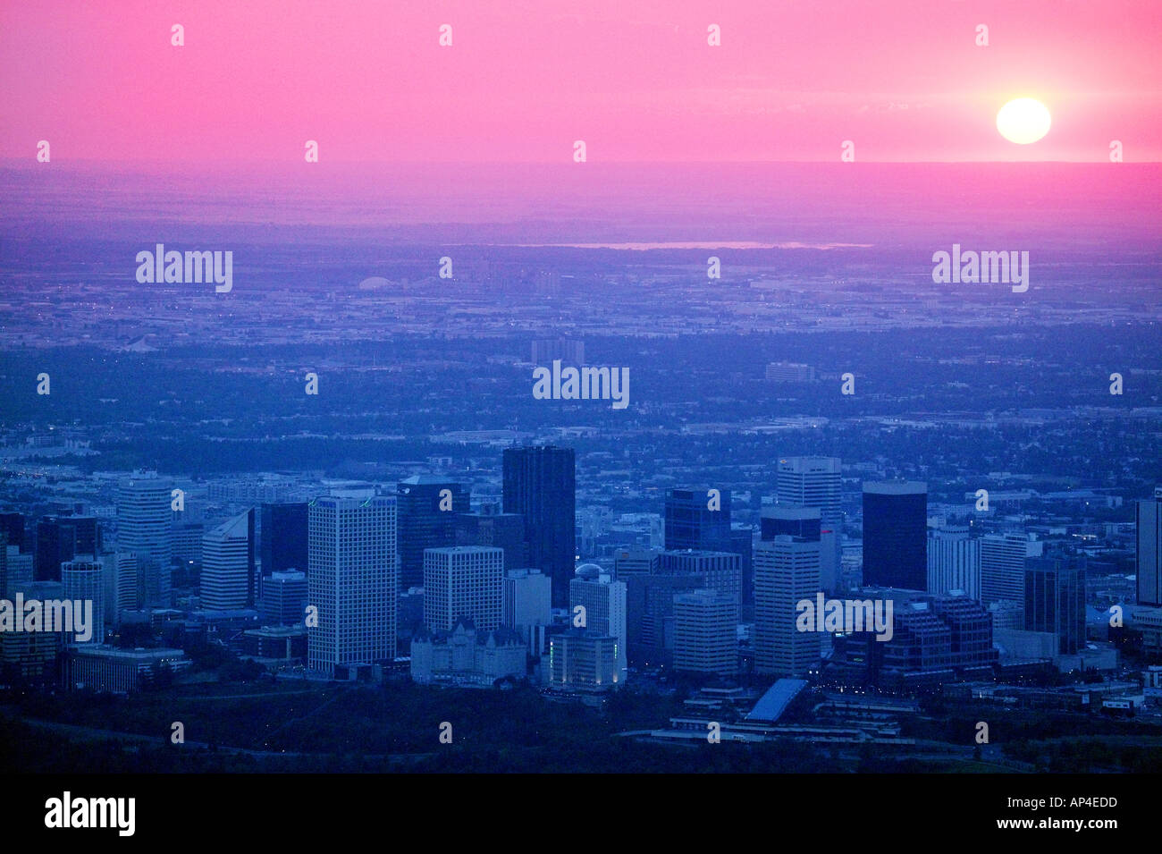 Aerial of downtown edmonton hi-res stock photography and images - Alamy