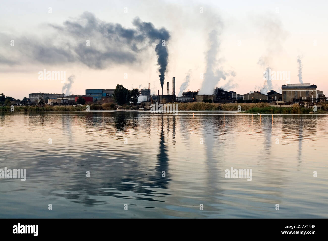 Smoke pouring from chimney hi-res stock photography and images - Alamy