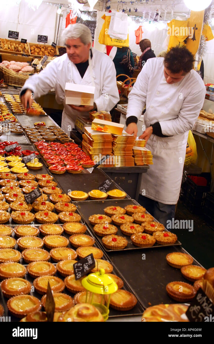 Pastries stall at continental markets in the grounds of Belfast City ...