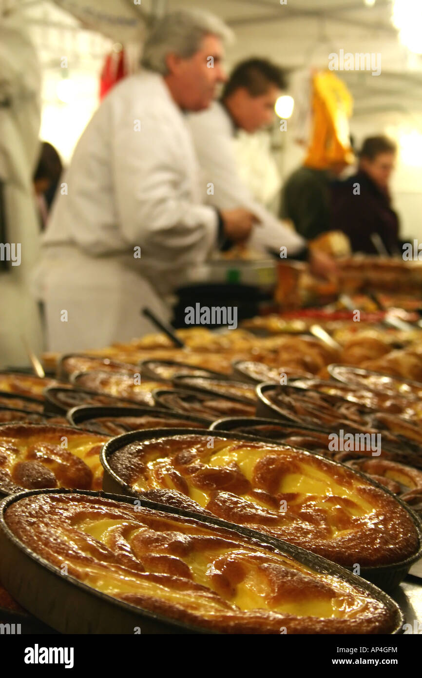 Pastries stall at continental markets in the grounds of Belfast City ...