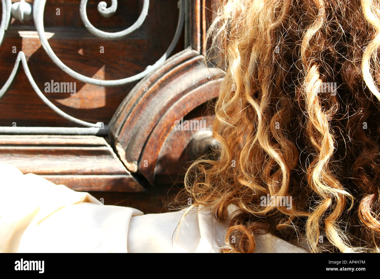 Adult woman ringing door bell hi-res stock photography and images - Alamy