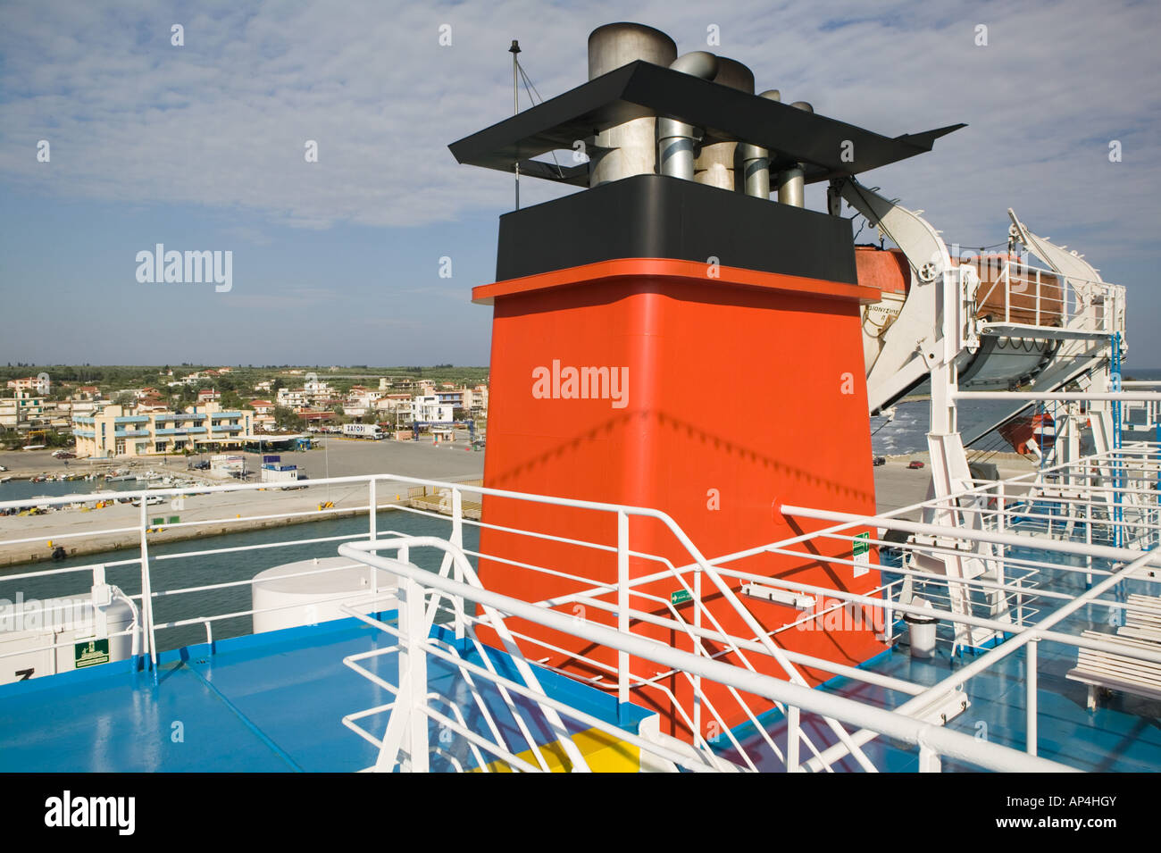 GREECE, Peloponnese, Kyllini: Port of Kyllini / Greek Island Ferry ...