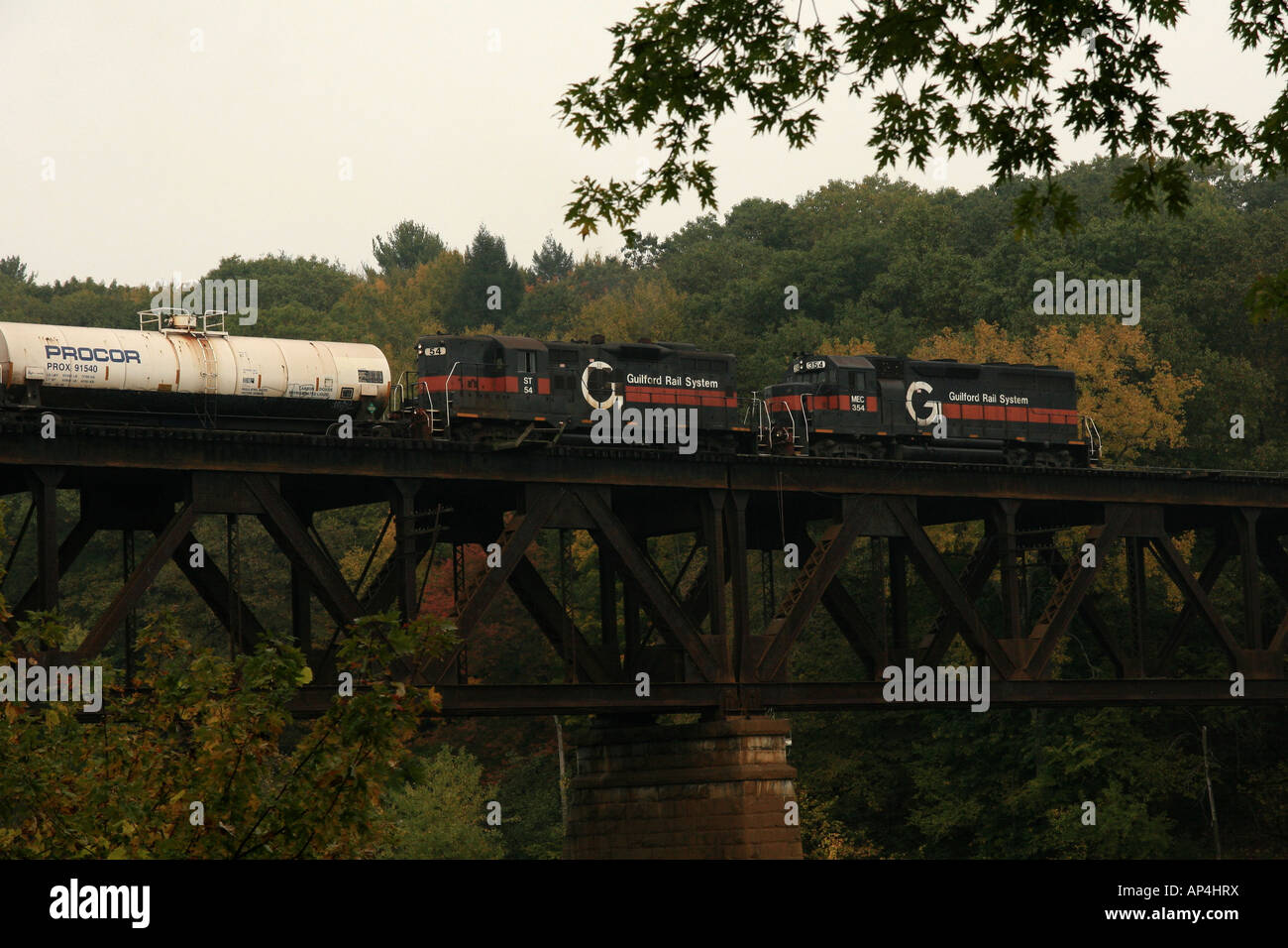 Pan Am Rail (formerly Guilford Rail System) Locomotives switching ...