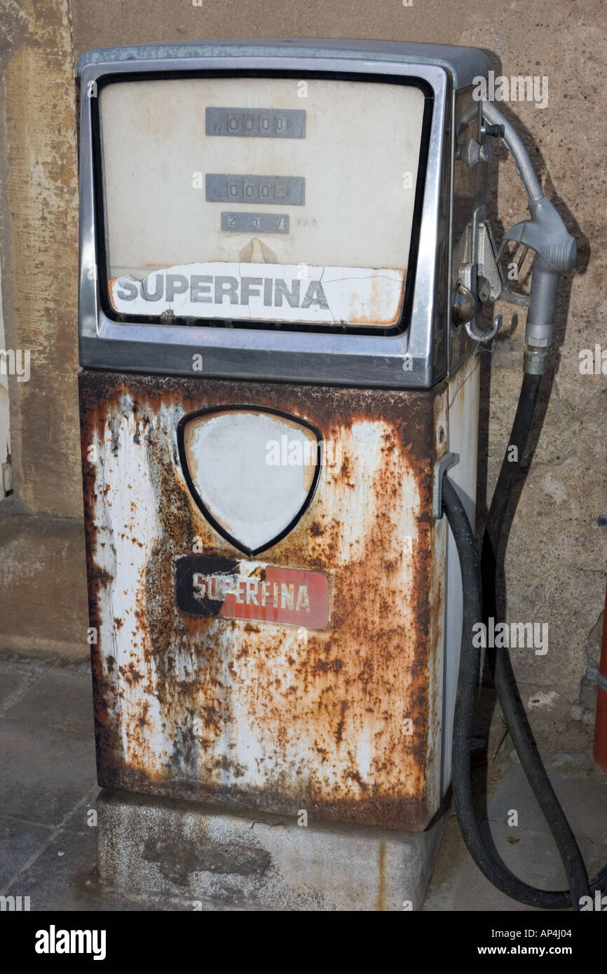 Rusty fuel pump Stock Photo - Alamy