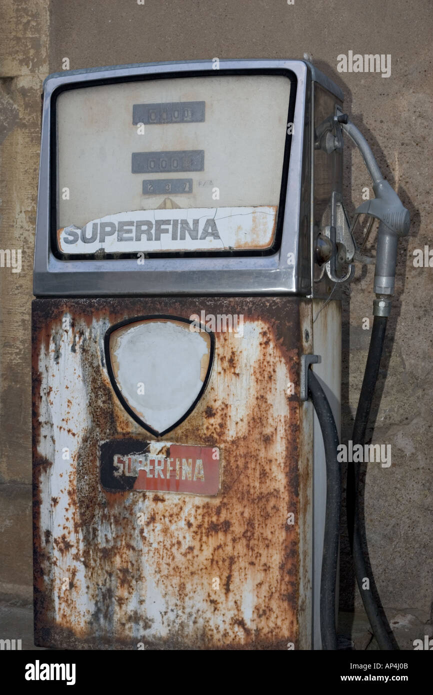 Rusty fuel pump Stock Photo - Alamy