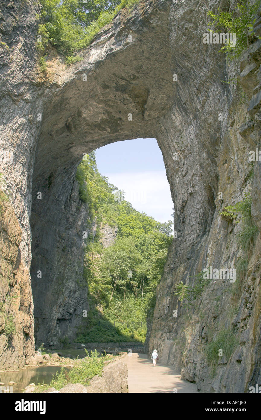 the natural bridge Virginia Stock Photo - Alamy
