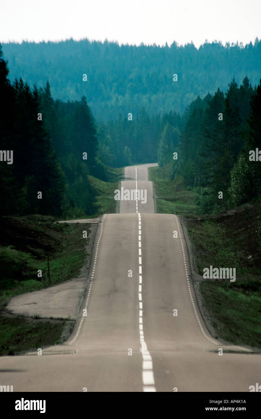 Sweden dalarna road hi-res stock photography and images - Alamy