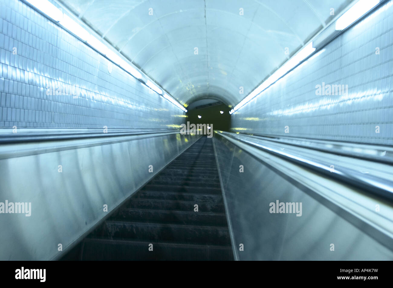 Up the Escalator Stock Photo - Alamy
