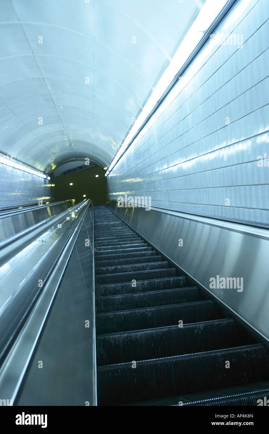 Up the Escalator Stock Photo - Alamy