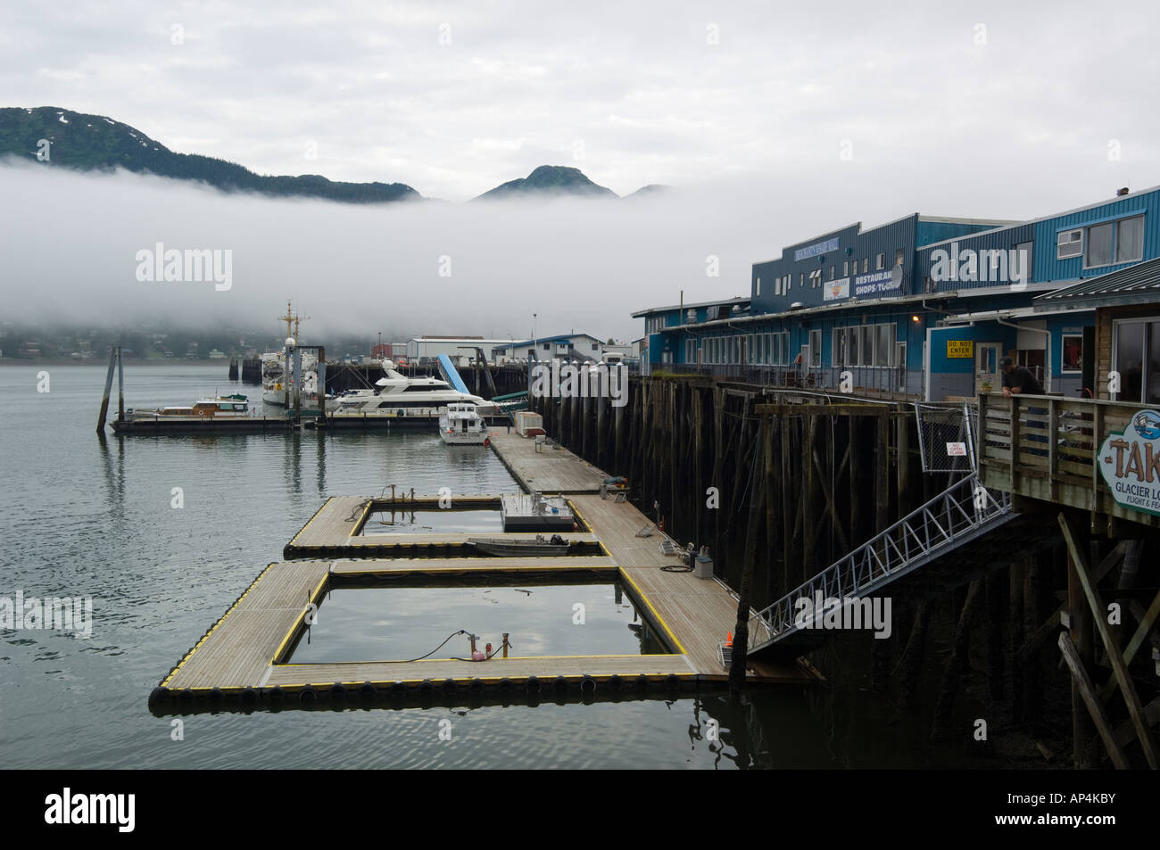 Boat docks, Juneau, Alaska USA Stock Photo - Alamy