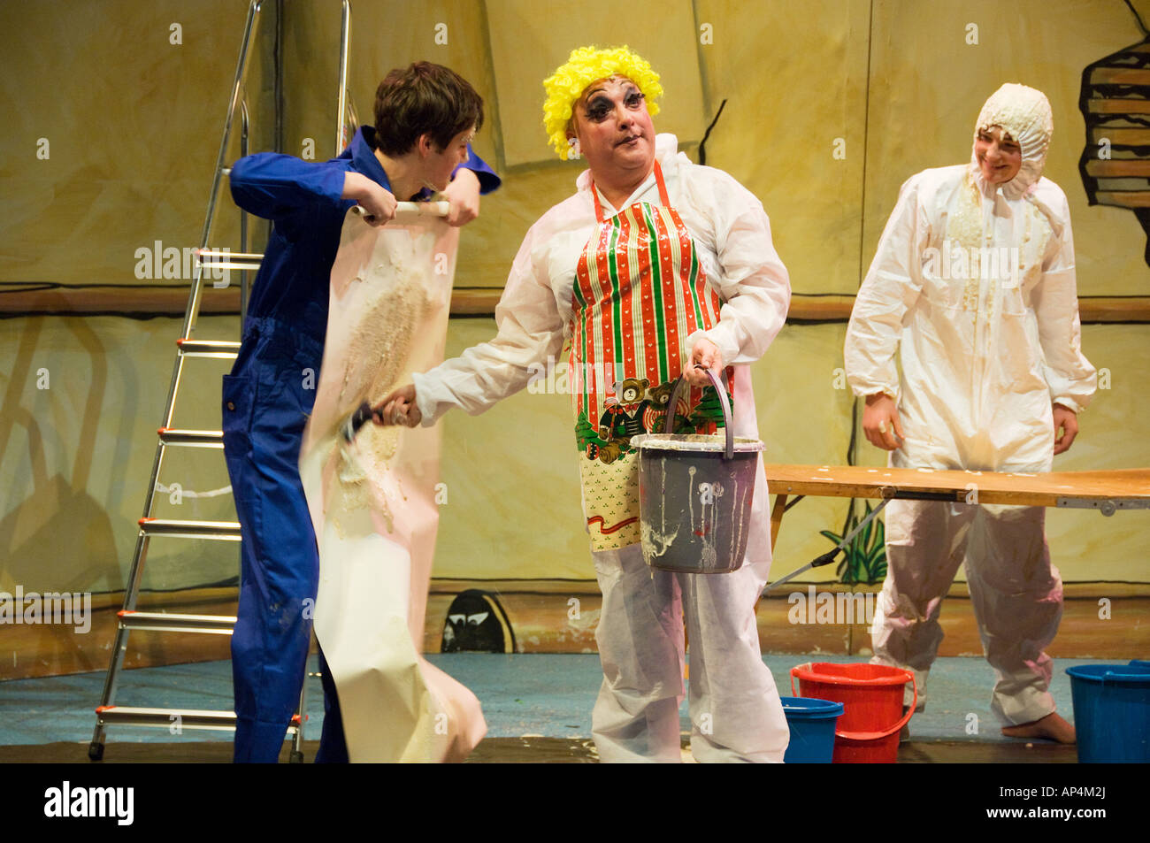 Mother Goose amateur pantomime on stage at Aberystwyth Arts Centre ...