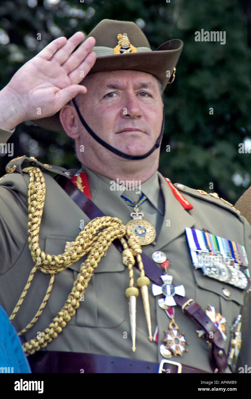 Australian top military leader general Peter Cosgrove at a public ...