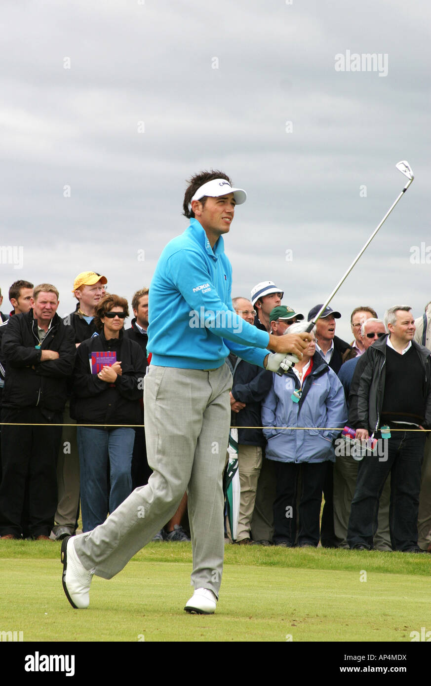 Nick Dougherty young English professional golfer Stock Photo - Alamy