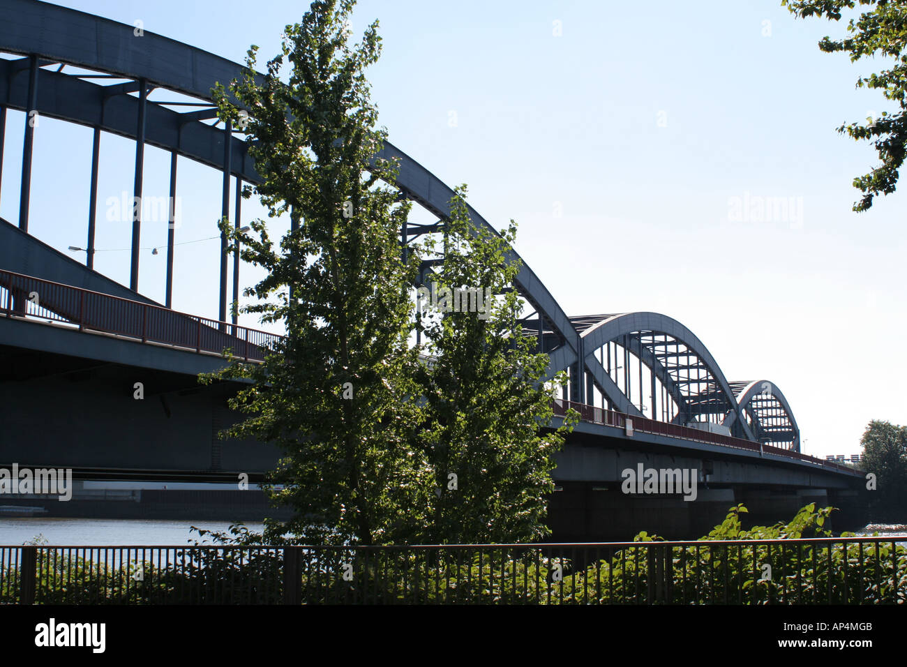 Elbbruecken Hamburg Germany. The biggest bridge in Hamburg Stock Photo ...
