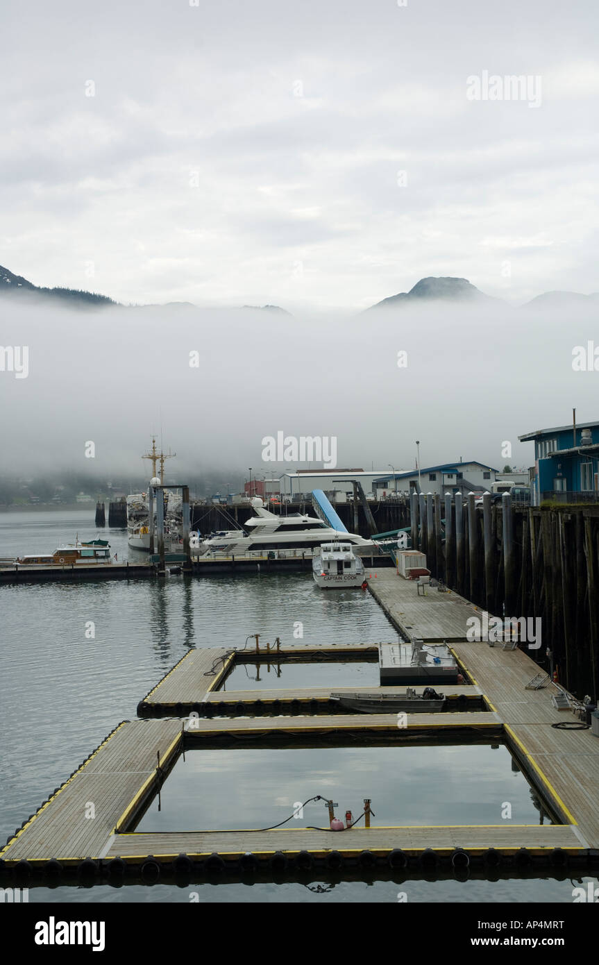 Boat docks, Juneau, Alaska USA Stock Photo - Alamy