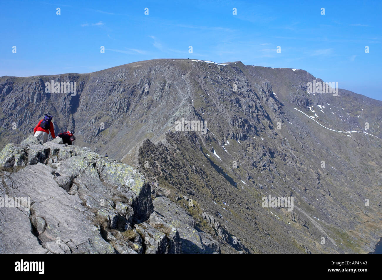 Striding edge helvellyn hi-res stock photography and images - Alamy