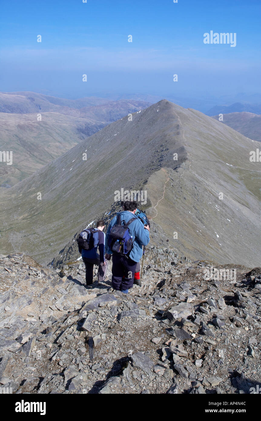 Swirral Edge from Helvellyn Stock Photo - Alamy