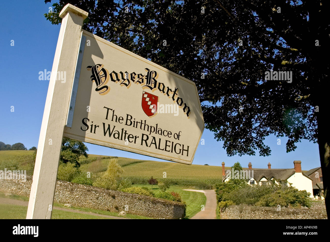 Sir walter raleigh birthplace hi-res stock photography and images - Alamy