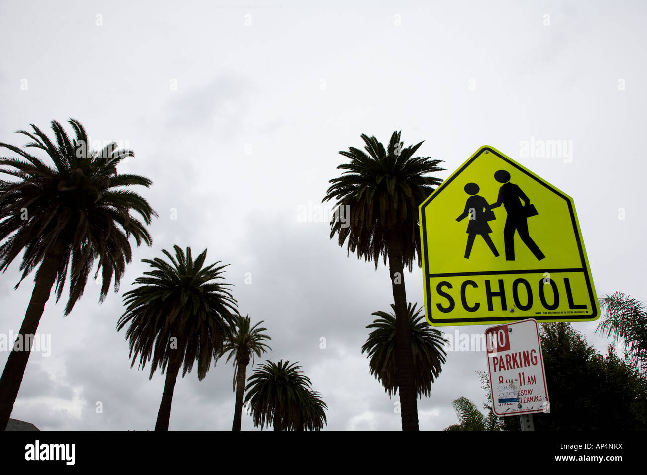 School crossing sign Los Angeles California United States of America ...