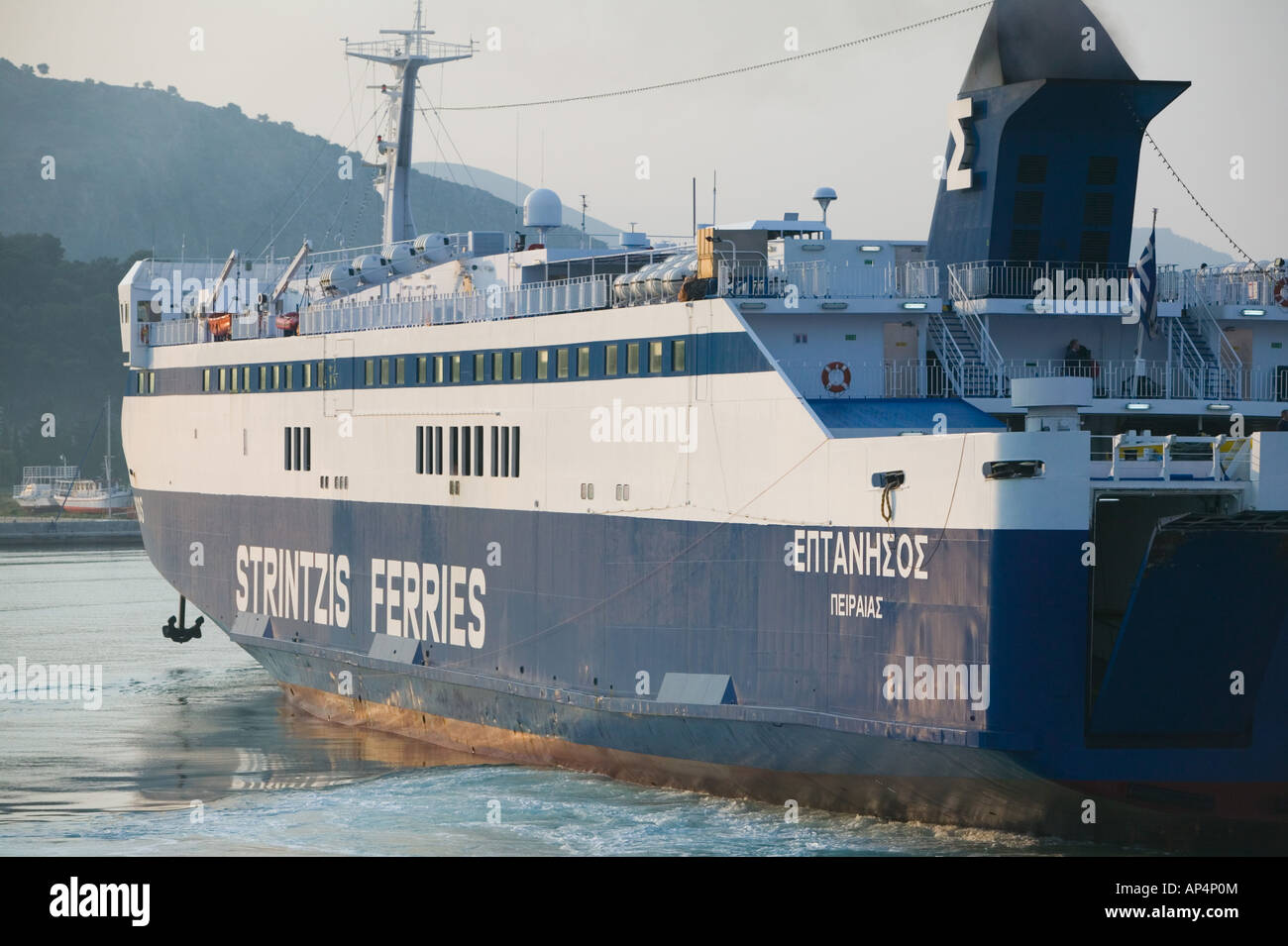 GREECE, Ionian Islands, KEFALONIA, Argostoli: Greek Island Ferry ...