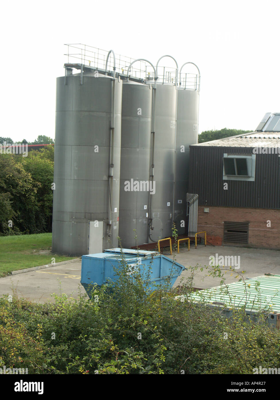 Storage Silos at Industrial Unit on the Lichfield Road Industrial ...