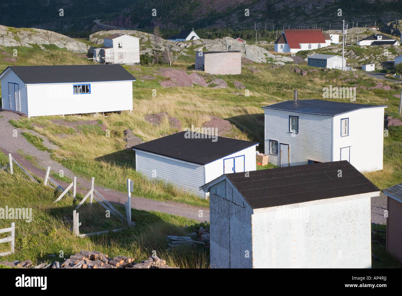 The fishing village of Keels, on the Bonavista Peninsula in ...