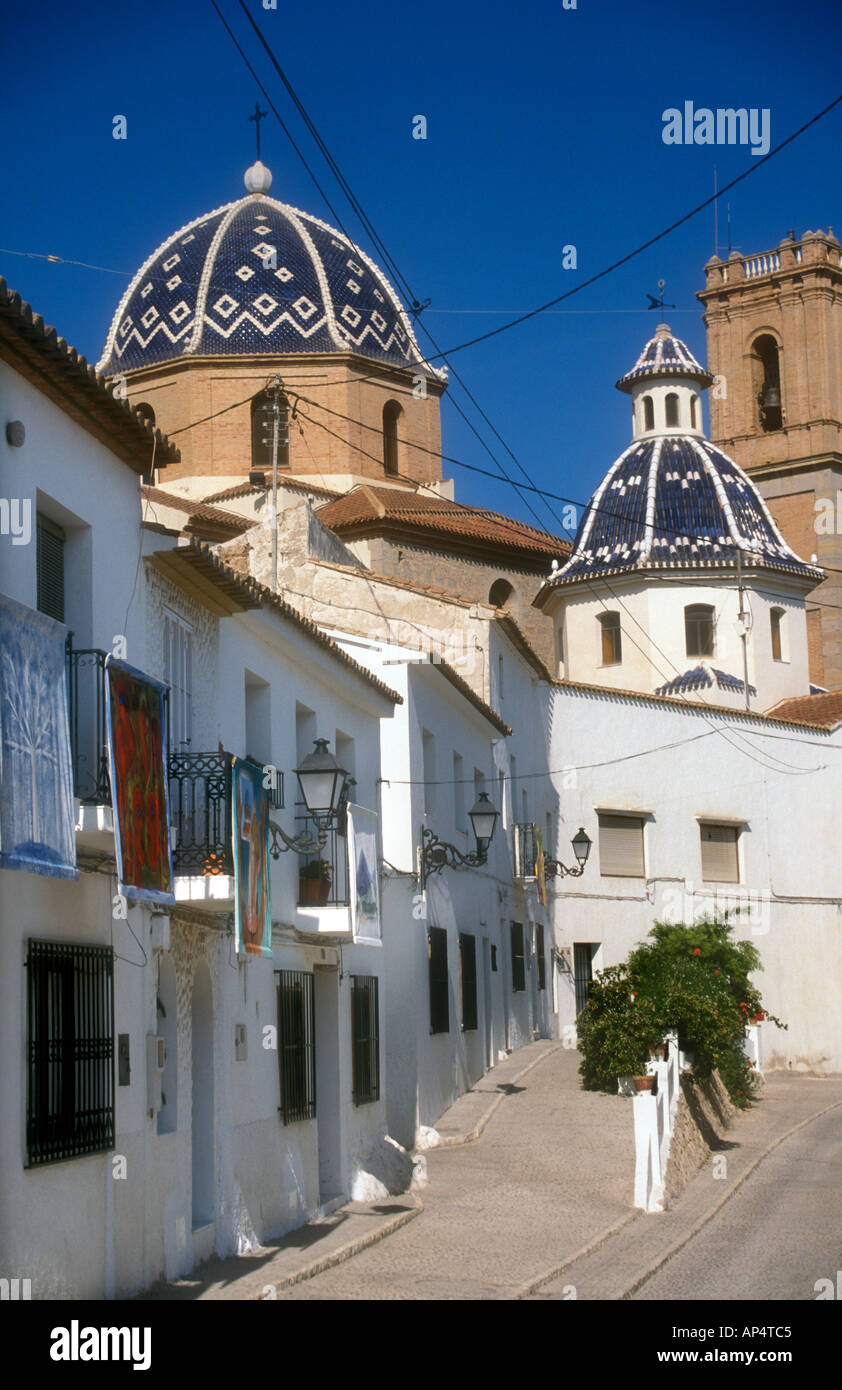 Spain altea village whitewashed hi-res stock photography and images - Alamy