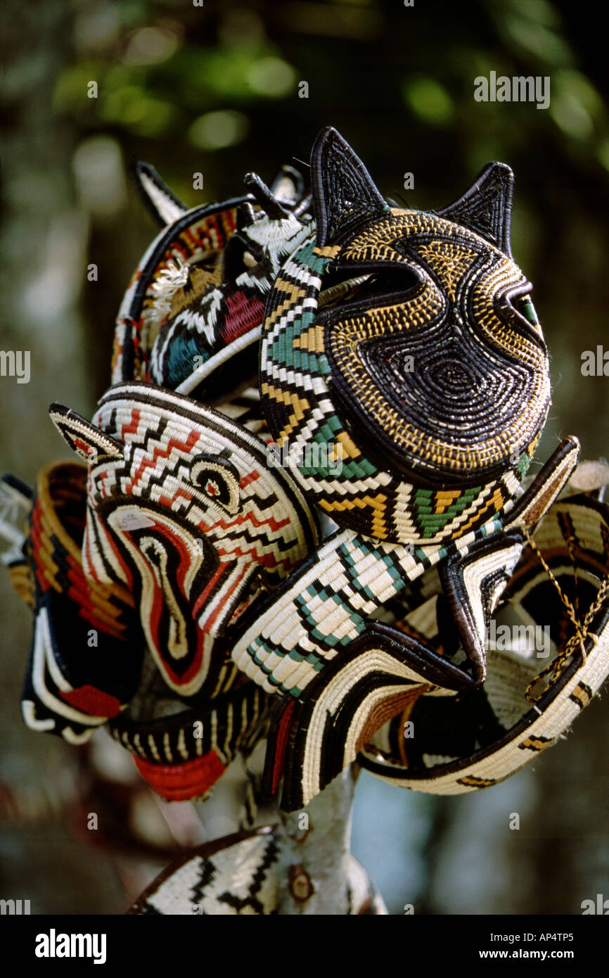Woven embera mask hi-res stock photography and images - Alamy