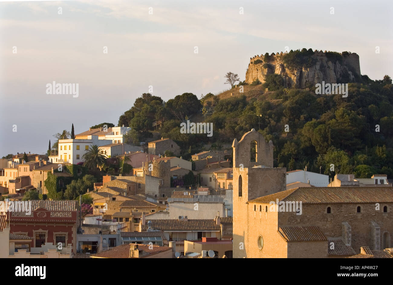 Begur town castle costa brava hi-res stock photography and images - Alamy