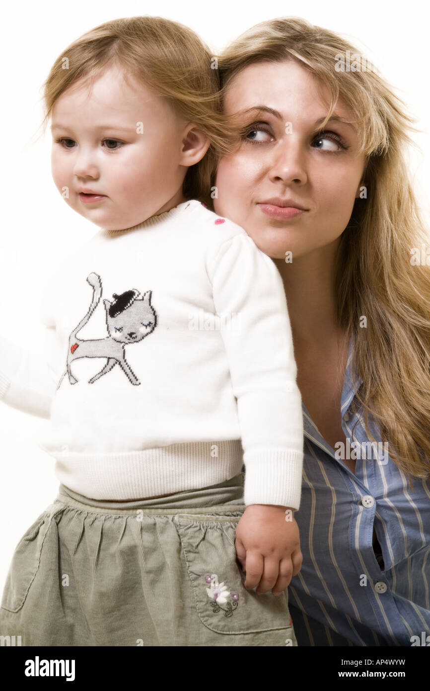 Mother and daughter Stock Photo - Alamy