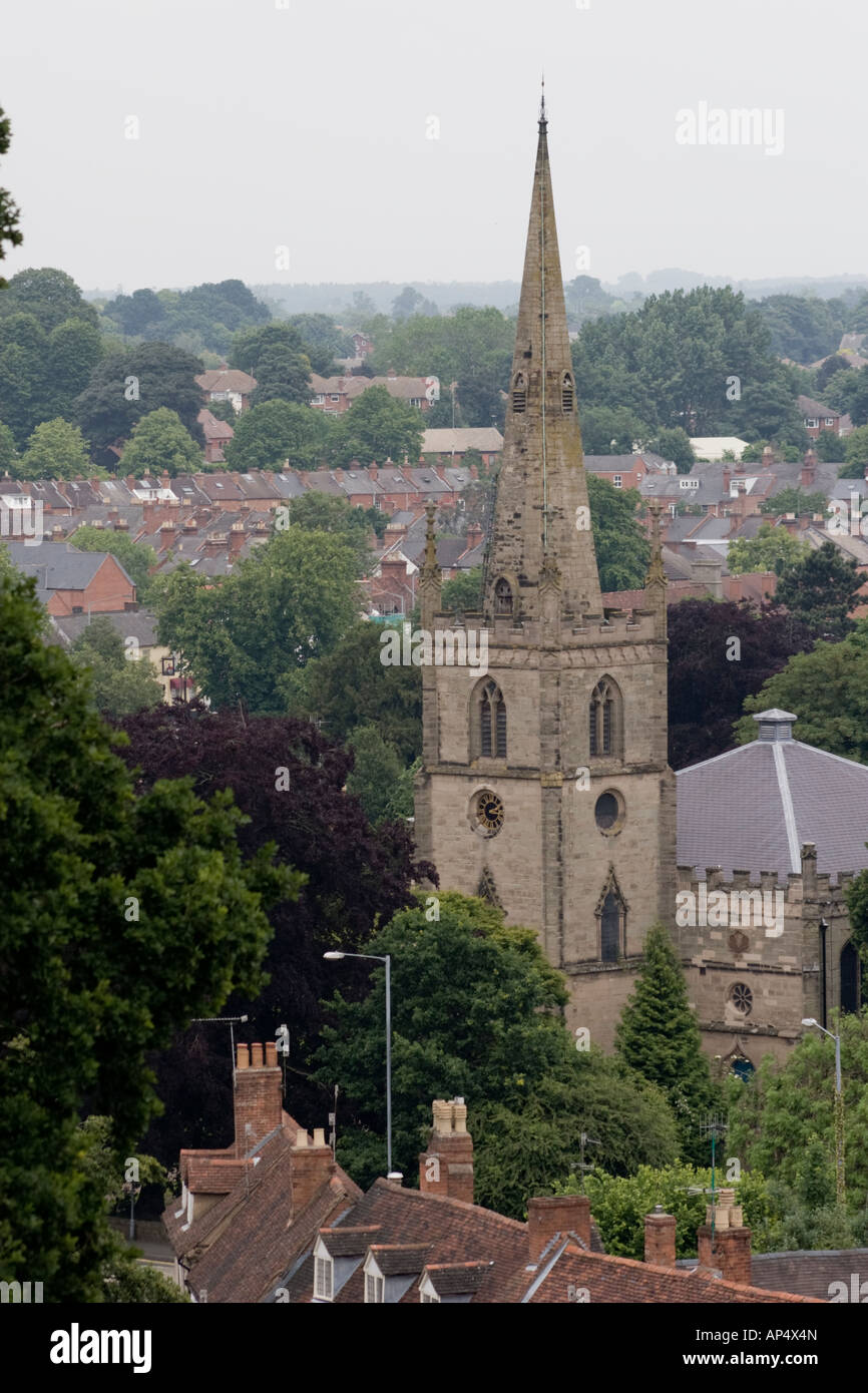 Saint Nicholas church in Warwick England Stock Photo - Alamy
