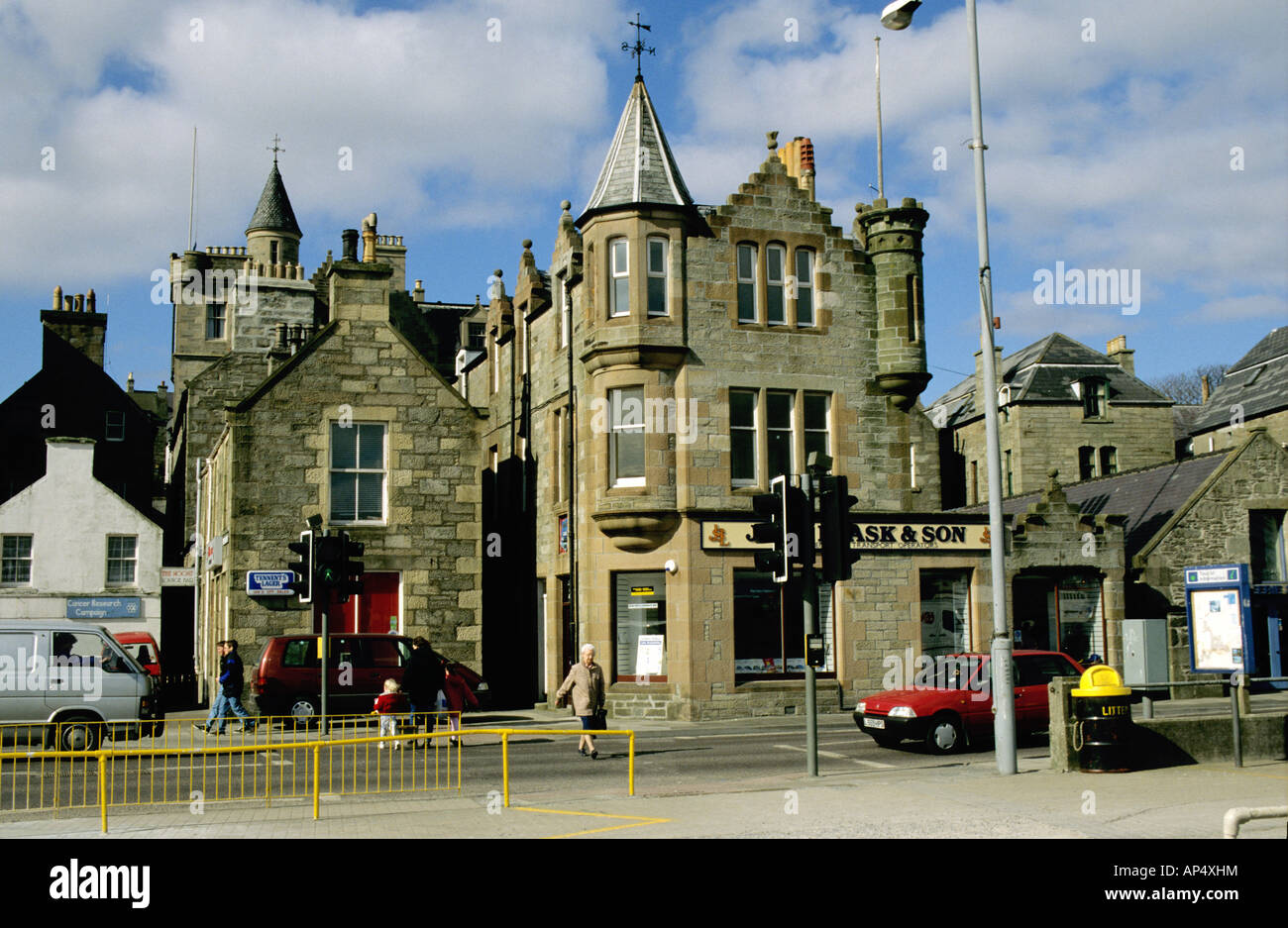 Lerwick is the capital of the Shetland Islands Stock Photo - Alamy