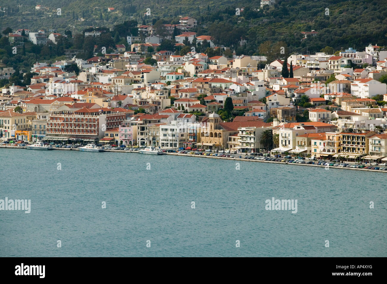 GREECE, Northeastern Aegean Islands, SAMOS, Vathy (Samos Town): High ...
