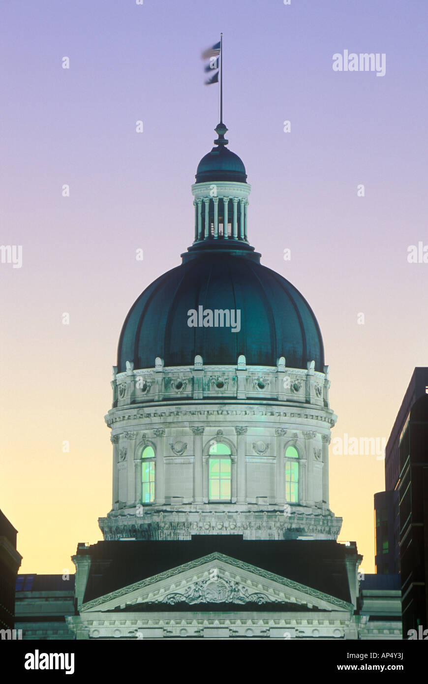 State Capitol of Indiana, Indianapolis Stock Photo - Alamy