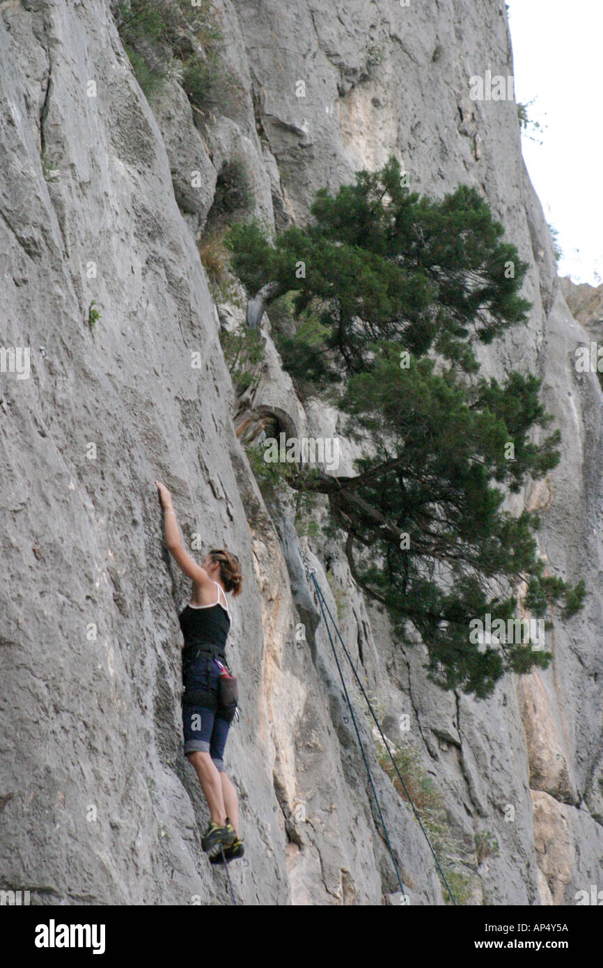 Climbing croatia omis hi-res stock photography and images - Alamy