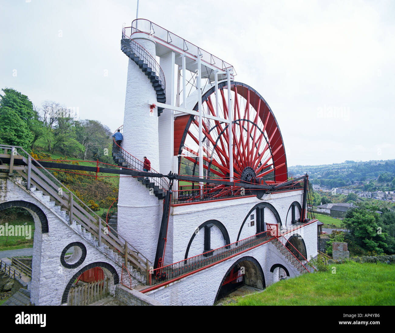 Lady Isabella Laxey Wheel Isle of Man United Kingdom Stock Photo - Alamy
