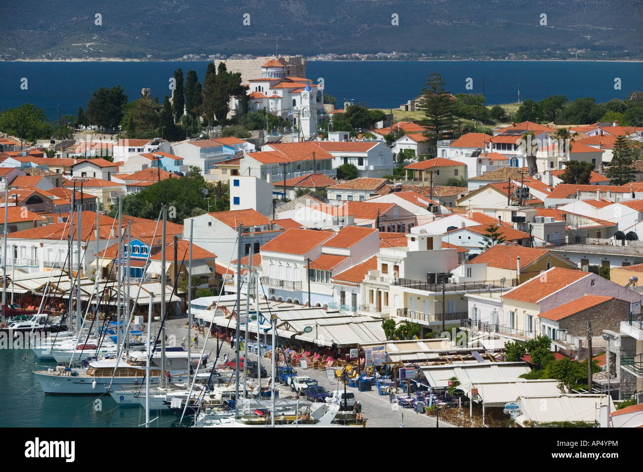 GREECE, Northeastern Aegean Islands, SAMOS, Pythagorio: Harbor View ...